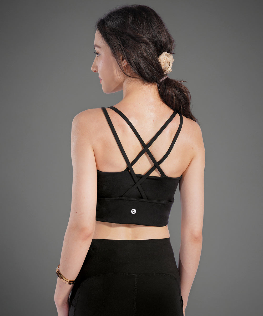 DeerRun® Cross-Back Sports Bra, Medium Support - Ship as Bundle Only