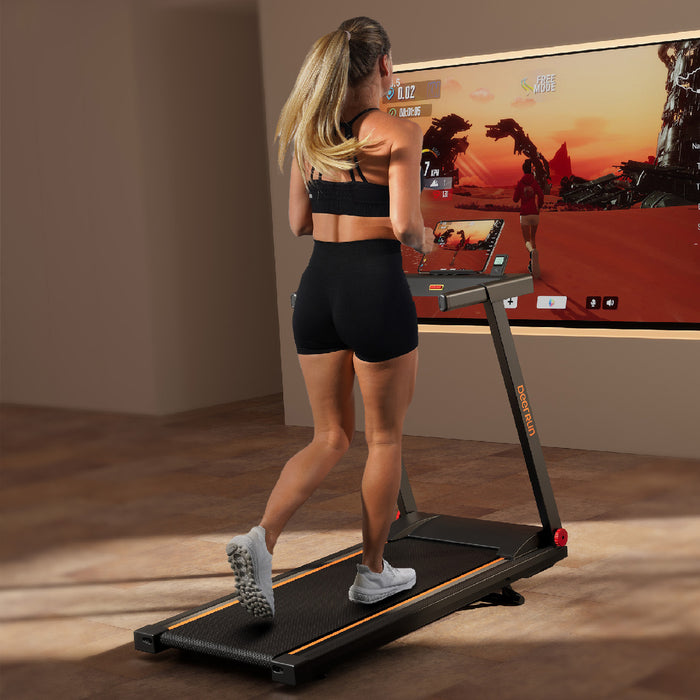 DeerRun A1 Pro Move+ Smart Foldable Treadmill with 6% Incline & NFC
