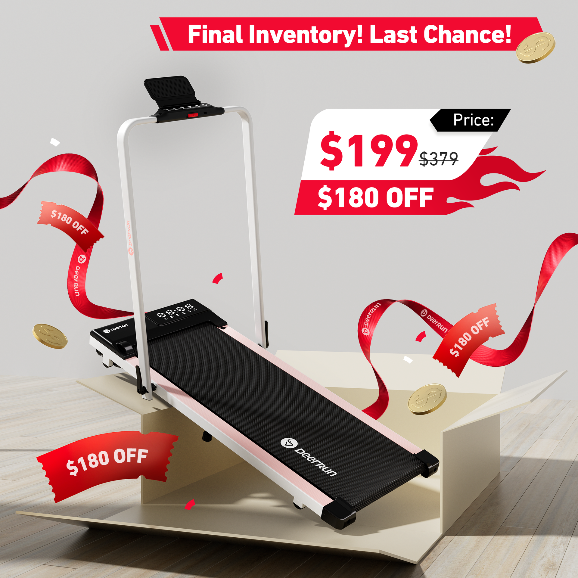 Q1 Urban Underdesk Treadmill - DeerRun