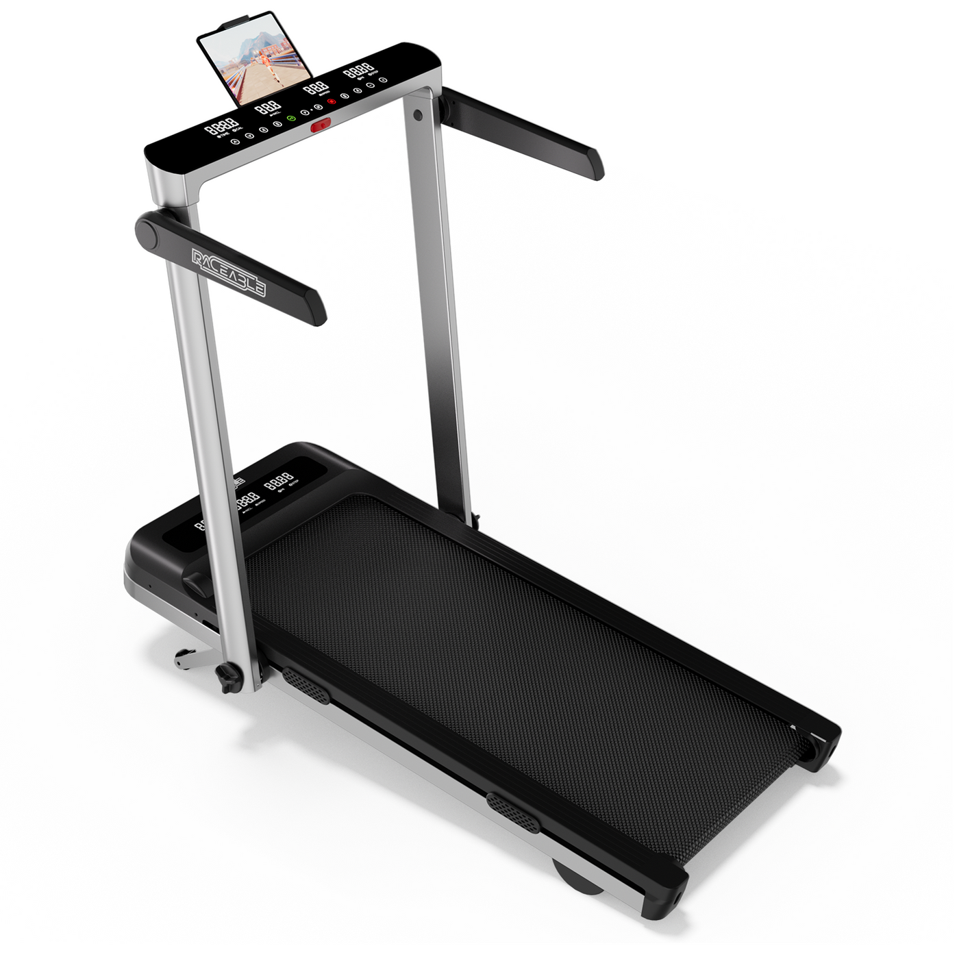 DeerRun Z10 Pro Smart 2 in 1 Foldable Treadmill with Remote Control, 1