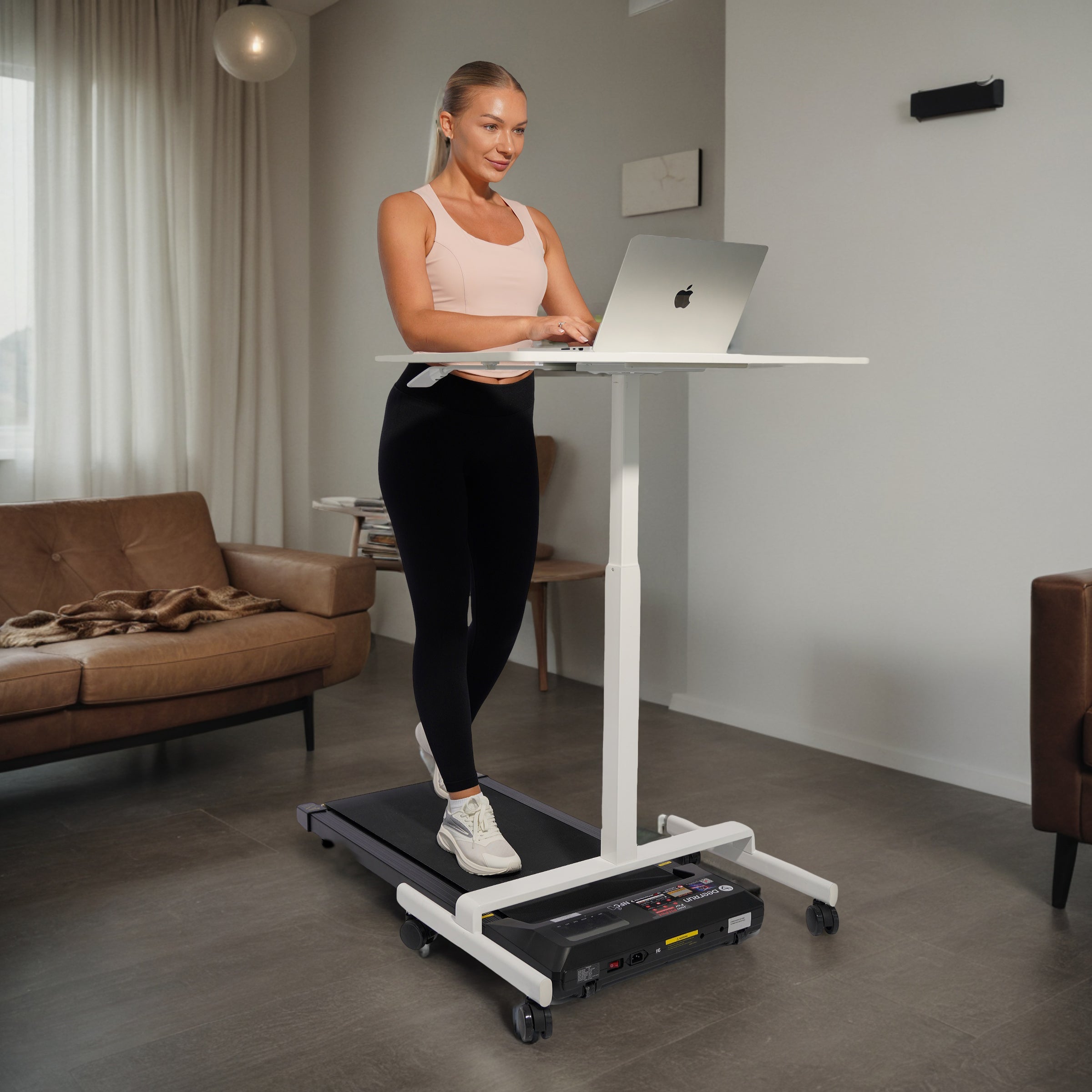 DeerRun® Adjustable Standing Desk - 31.5''L *18.9''W Large Rolling Lap