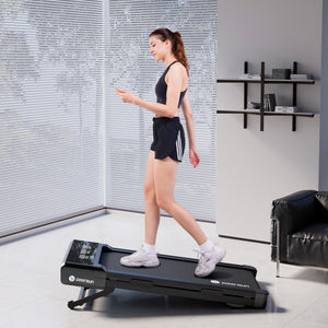 DeerRun Z10 Upgrade Full-screen Smart Walking Pad Treadmill with remot