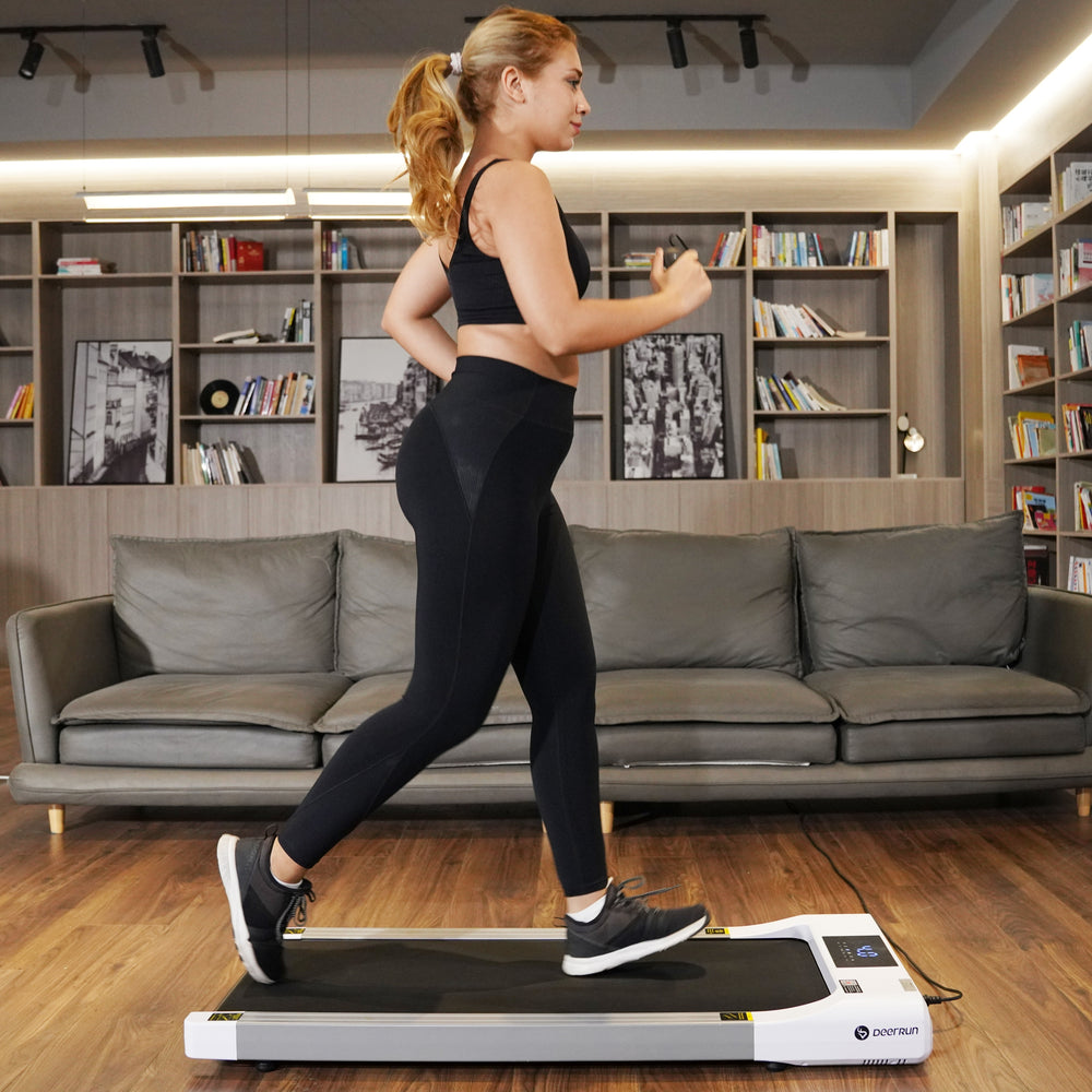 DeerRun Q1 Classic Pro Walking Pad 350 lbs Capacity & Longer Size with