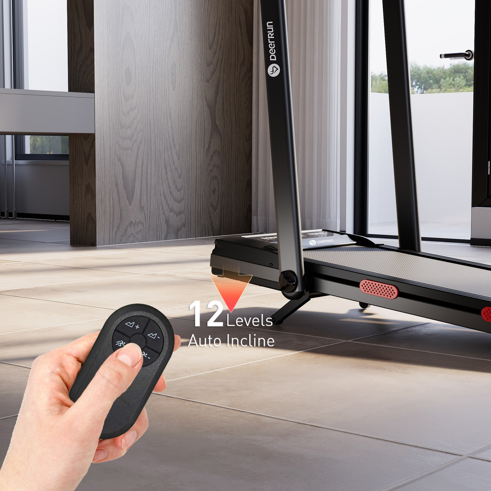 DeerRun Z10 Pro Muse Type 2 in 1 Foldable Treadmill with Remote Contro