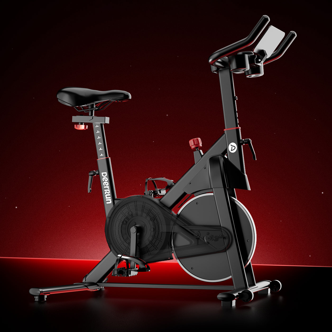 DeerRun S500 Pro King Size Indoor Exercise Bike for Tall Riders 32 Mag
