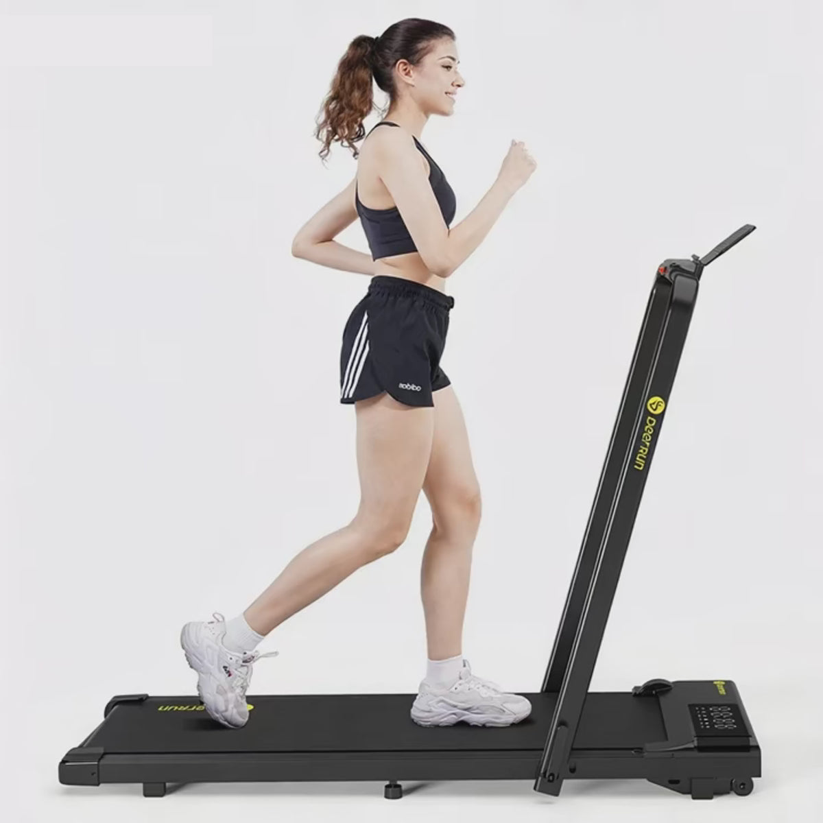 DeerRun 300 Lbs A5 Pro Smart 2 in 1 Folding Treadmill Black