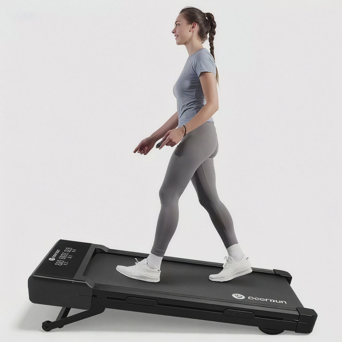 DeerRun Z10 12% Auto Incline Smart Walking Pad Treadmill with remote c